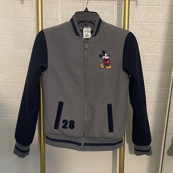 Disney | Jackets & Coats | Disney Parks Mickey Mouse Letterman Jacket ...